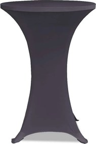 Strečový návlek na stůl 4 ks 60 cm antracitový 279084