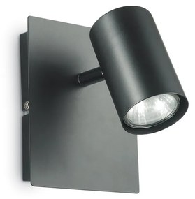 Bodové stropní a nástěnné svítidlo Ideal Lux Spot AP1 nero 115481 1x50W černé