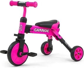 Dětská tříkolka 2v1 Milly Mally Grande pink