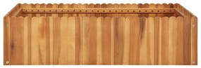 Vyvýšený záhon 100 x 100 x 25 cm masivní akáciové dřevo - Default Title