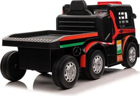 LEAN CARS Elektrické autíčko Mercedes s návěsem XMX622B, LCD, červené