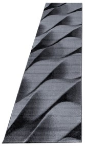 Ayyildiz Kusový koberec PARMA 9240, Černá Rozměr koberce: 80 x 300 cm