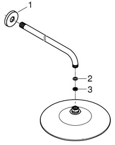 GROHE 26459000 - Hlavová sprcha EUPHORIA 260 380 mm lesklý chrom