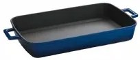 Litinový pekáč 22x30cm - modrý