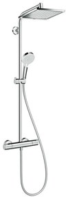 Hansgrohe Crometta - Sprchový set E 240 Showerpipe s termostatem, chrom 27271000