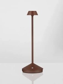 Venkovní stolní lampa Lumo hnědá
