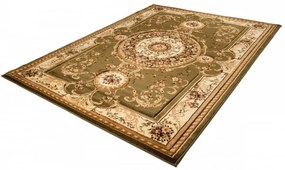 Kusový koberec klasický vzor 3 zelený 160x220cm