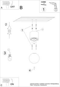 Sollux Lighting Stropní svítidlo BOOMO 8