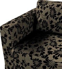 Potah na pohovku IKEA  Karlstad 3-místná, nerozkládací, dlouhý barva béžová látka pletený vzor, vzorované