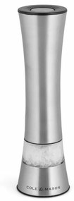 Cole&Mason | Cole&Mason - Elektrický mlýnek na koření BURFORD 4xAAA 18 cm chrom | GG438