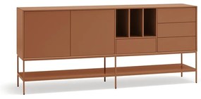 Komoda v cihlové barvě 220x98x45 cm Platt – Teulat