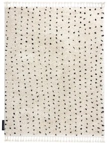 Dywany Łuszczów Kusový koberec Berber Syla B752 dots cream ROZMĚR: 160x220