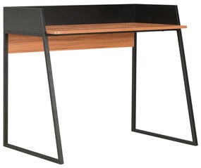 20266 vidaXL Psací stůl černý a hnědý 90 x 60 x 88 cm