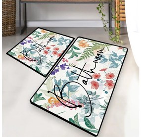 Asir SADA 2x Koupelnová předložka 60/100 cm pestrobarevná 510CHL1363