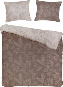 Povlečení 160x200 Bahama hnědá žakárová Cottonlove Jacquard