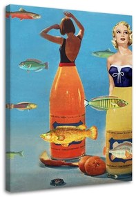 Gario Obraz na plátně Žena v sukni z láhve - Lili Chartrand Rozměry: 40 x 60 cm