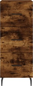 Skříň highboard kouřový dub 34,5 x 34 x 180 cm kompozitní dřevo 3200214