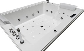 Terra Hydromasážní vana DIABLO 666 II 180x150 s ohřevem vody
