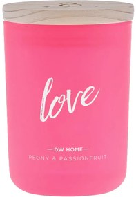 DW Home – Love vonná svíčka Peony & Passionfruit (Pivoňka a marakuja), 212 g