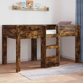 Patrová postel pro děti Kouřový dub 80 x 200 cm 3410487