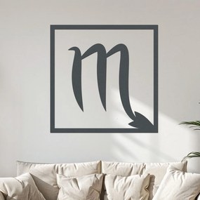 dřevo života Dřevěný obraz znamení zvěrokruhu ŠTÍRA Zvolte rozměr (cm): 40x40, Zvolte barvu dekoru: Antracitová