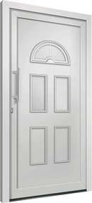 vidaXL Vchodové dveře bílé 98 x 198 cm [279248]