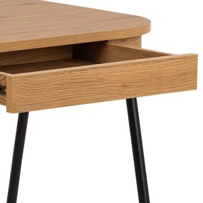 Psací stůl Blueton 120 cm dub divoký/černý