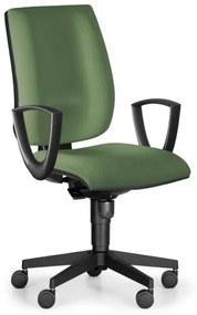 Antares Kancelářská židle FIGO s područkami, synchronní mechanika, zelená