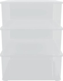 Plastové úložné boxy 3 ks 25 l stohovatelné 154988