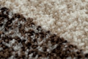 Kusový koberec FEEL Triangle béžovo-hnědý