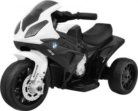 Ramiz BMW S1000 RR Mini dětská motorka na baterie černá + 3 kolečka + zvuky + LED