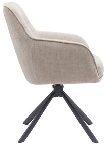 Designová otočná židle Sanjaya len