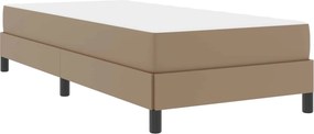 Rám postele s matrací Cappuccino 90 x 200 cm textil 3398612