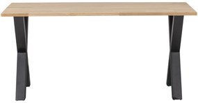 WOOOD Jídelní stůl TABLO dub světlý 160x 90 cm (X noha)