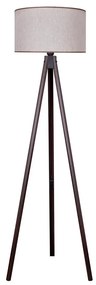 Duolla - Stojací lampa 1xE27/60W/230V pr. 44 cm béžová/wenge AS0462+DU82634