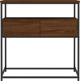 vidaXL Konzolový stolek 75 x 40 x 75 cm kompozitní dřevo [834159] Barva: kouřový dub