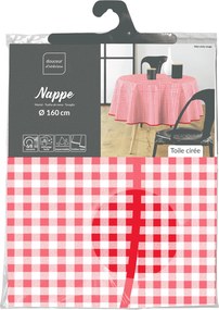 Kulatý ubrus MINI VICHY, Ø 160 cm, kostka