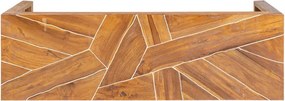 TV stolek 110 x 60 x 38 cm masivní teakové dřevo 326176