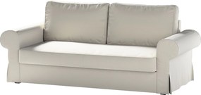 Potah na pohovku IKEA Backabro, 3-místná, rozkládací barva šedá látka sametová