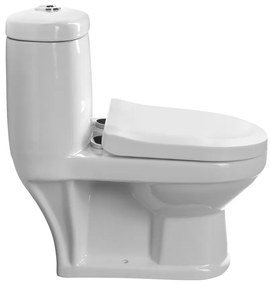 Aqualine PETIT WC kombi dětské 53 x 50 cm zadní spodní odpad bílá PT520