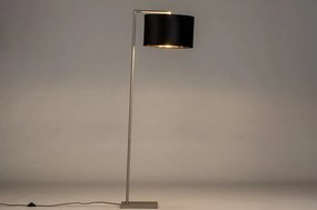 Stojací designová lampa Pallas Black and Gold Steel