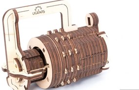 Ugears 3D dřevěné mechanické puzzle Zámek
