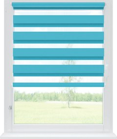 Roleta Den Noc neinvazivní soft Tyrkysový 30x150 cm
