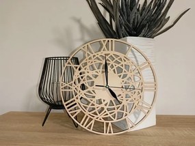 Hodiny - Vyřezávané dřevěné hodiny