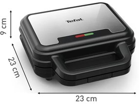 Tefal - Toustovač ULTRA COMPACT 3v1 700W/230V černá/chrom
