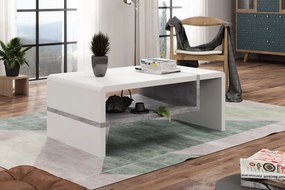 Mazzoni FOLK bílá / beton, konferenční stolek, moderni