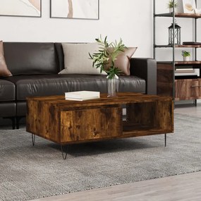 vidaXL Konferenční stolek 90 x 60 x 35 cm kompozitní dřevo [827067] Barva: hnědý dub