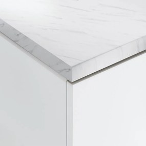 Kuchyňská pracovní deska | VOLITELNÁ DÉLKA | cena za 1 m | síla 38 mm | hloubka 60 cm | MARBLE BIANCO