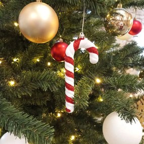 Vánoční ozdoba berlička, 15 cm, plast, IP44 venkovní