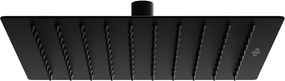 Mexen Sprchová hlavice Slim nerezová 25 x 25 cm, černá, 79125-70